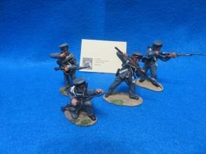 Conte Alamo #221 New Orleans Grays-4 fig 1/32, metal, 54mm Metal ...
