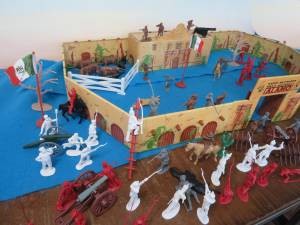 Alamo Playset -- 105 pieces (s&h $30) (54mm) , 54mm Playsets+Alamo ...