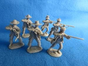 Paragon Scenics Alamo Defenders Set #2 (Gray), 54mm Toy Soldiers+Alamo ...