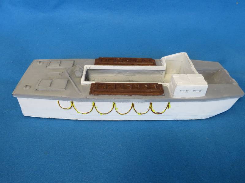 British WWII Landing Craft Assault (LCA) hard foam,15, 54mm Painted Toy ...